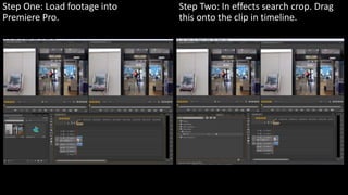 How to crop a video in premiere - photossno