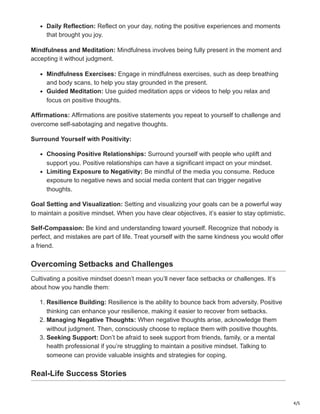 How to Cultivate a Positive Mindset.pdf