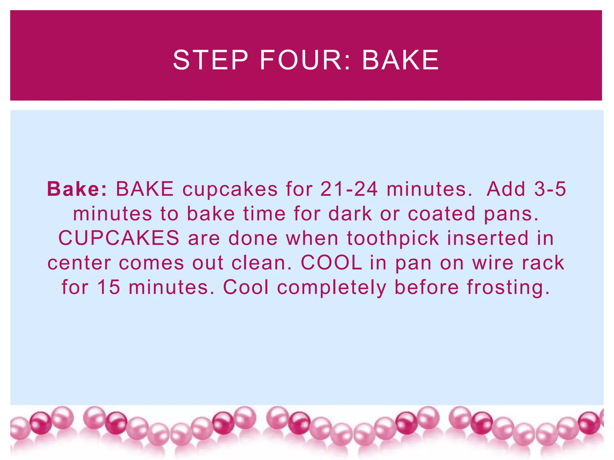 How to cupcake slide | PPTX