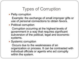 How to curb corruption | PPTX
