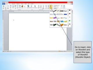 How to curve text in microsoft word | PPTX | Web Design and HTML | Internet