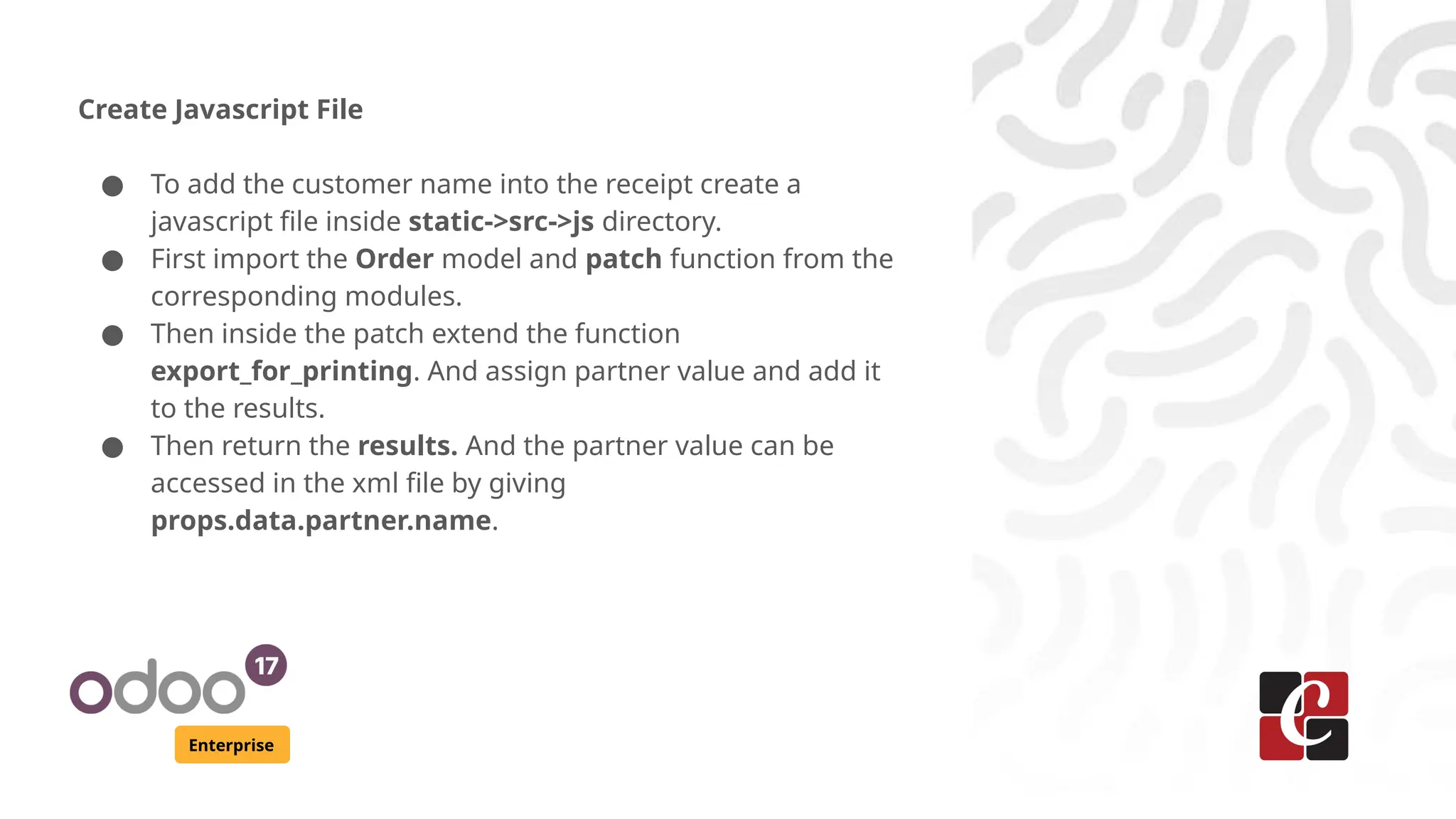 How to Customize POS Receipts in the Odoo 17 | PPTX