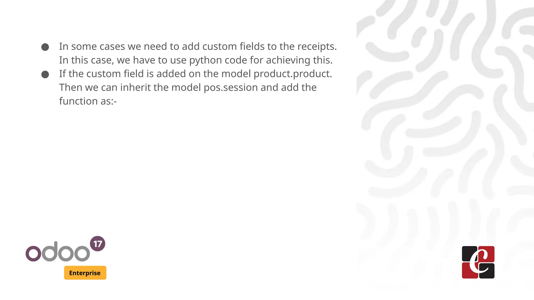 How to Customize POS Receipts in the Odoo 17 | PPTX
