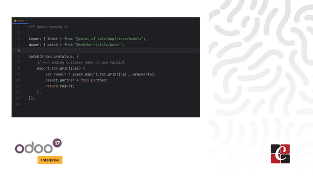 How to Customize POS Receipts in the Odoo 17 | PPTX