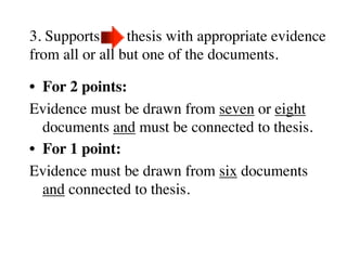 How to dbq apwh | KEY