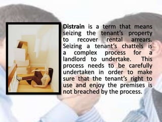 How to deal with a tenant who is(finished) | PPT