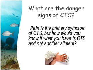 How to deal with carpal tunnel syndrome | PPTX