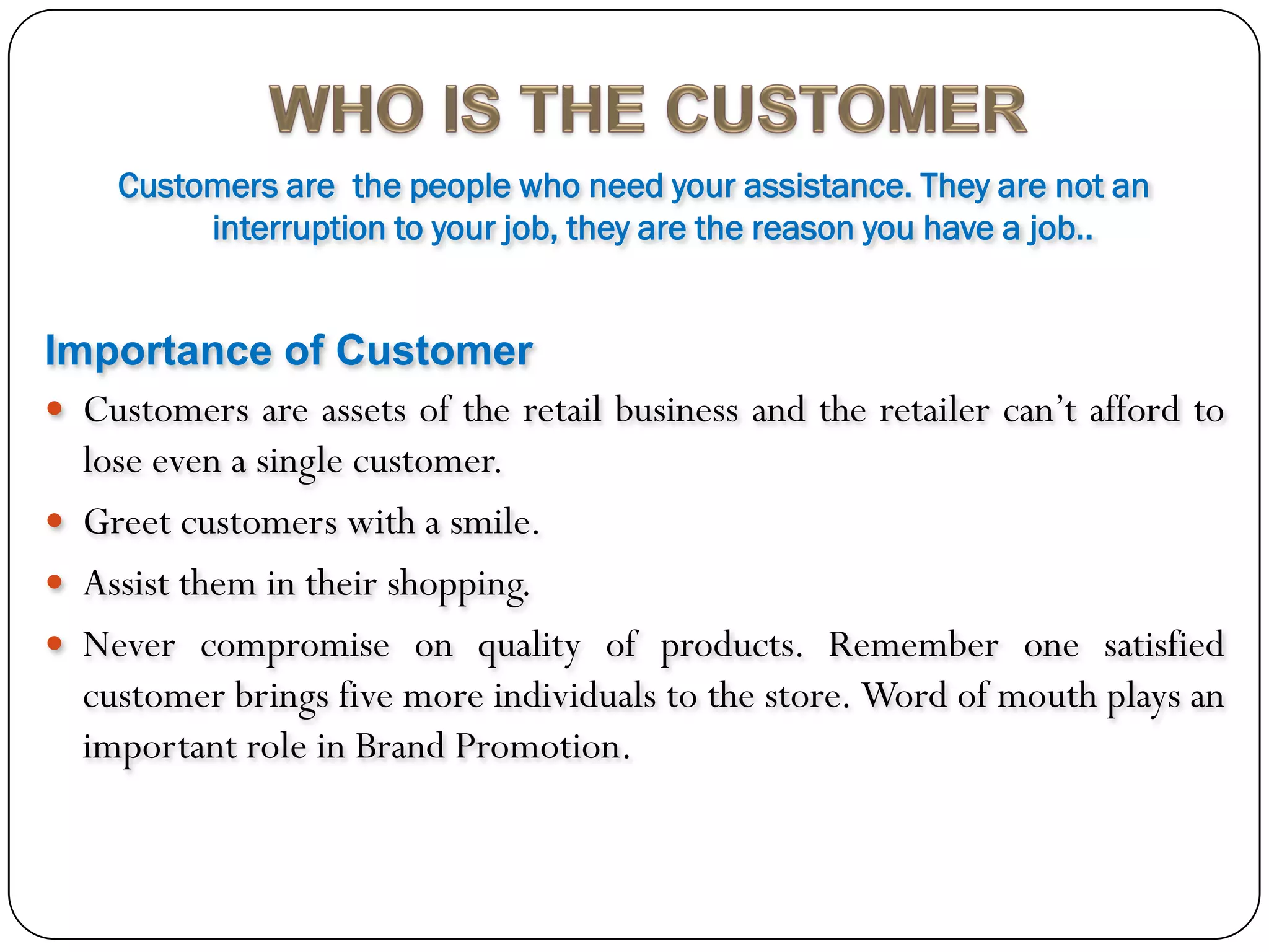 How to deal with Customers in Retail Store, Supermarket, Mall ...