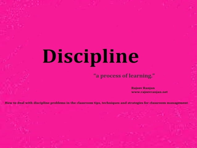 How to deal with discipline problems in the classroom tips techniques ...