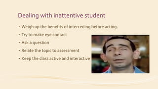 How to deal with disruptive student | PPT