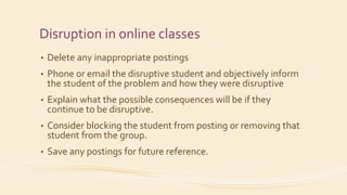 How to deal with disruptive student | PPTX