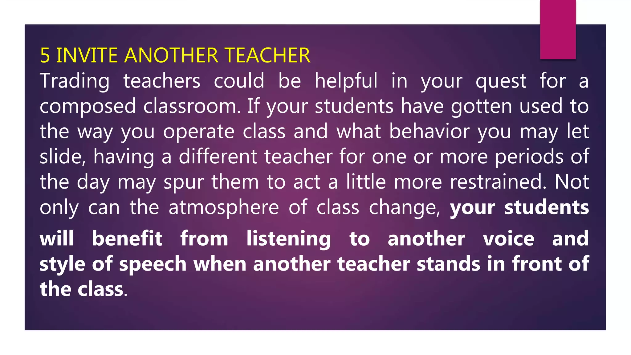 How to deal with indiscipline in the classroom ? | PPTX