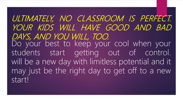 How to deal with indiscipline in the classroom ? | PPT