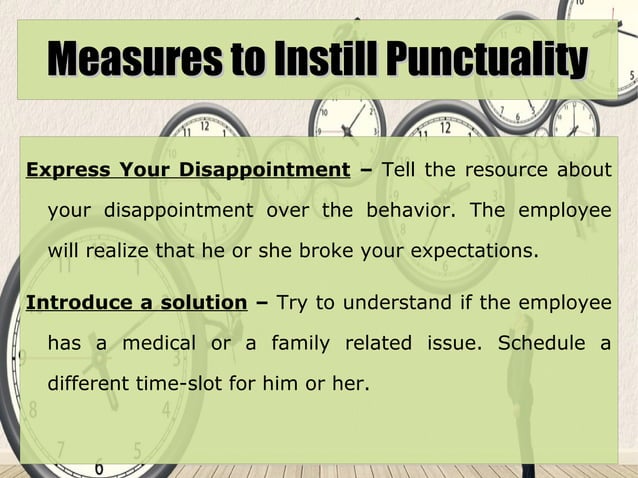 How to deal with late employees? | PPT