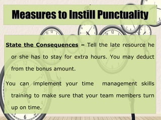 How to deal with late employees? | PPT