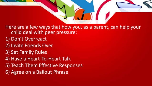 How to deal with peer pressure | PPT