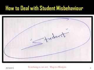 How to Deal with Student Misbehaviour | PPT