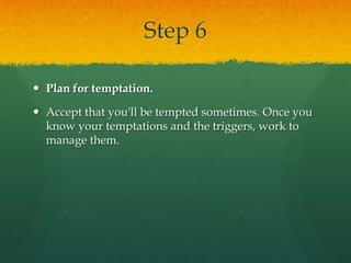 How to deal with temptations | PPTX