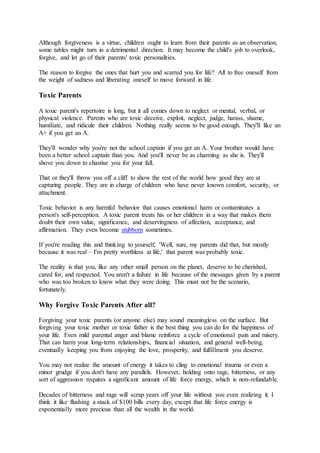 How to deal with toxic parents in the 21st century (A guide from www ...