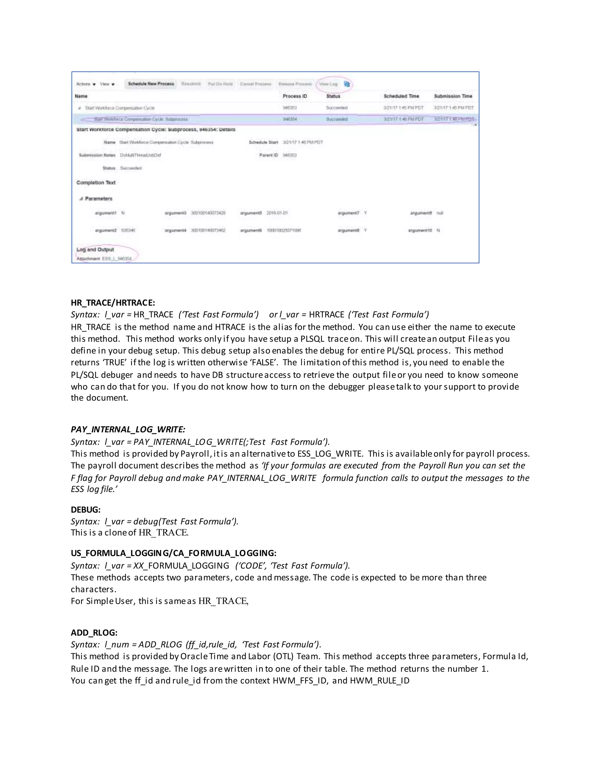 How to debug a fast formula | DOCX