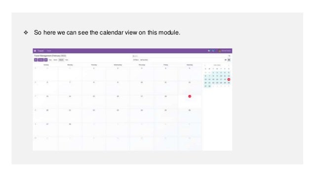 Defining Calendar View in Odoo 15 | PPTX