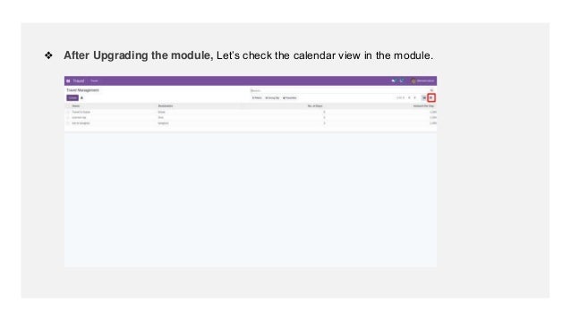 Defining Calendar View in Odoo 15 | PPT