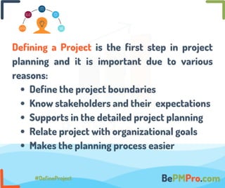 How to Define a Project? | PDF