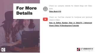 Defining Kanban View in Odoo15 | Advanced Views | PPTX