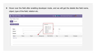 How to Define One2Many Field in Odoo 15 | PPT