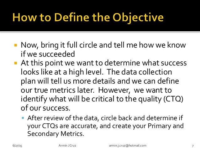 What does it mean to be objective - wizardslknm