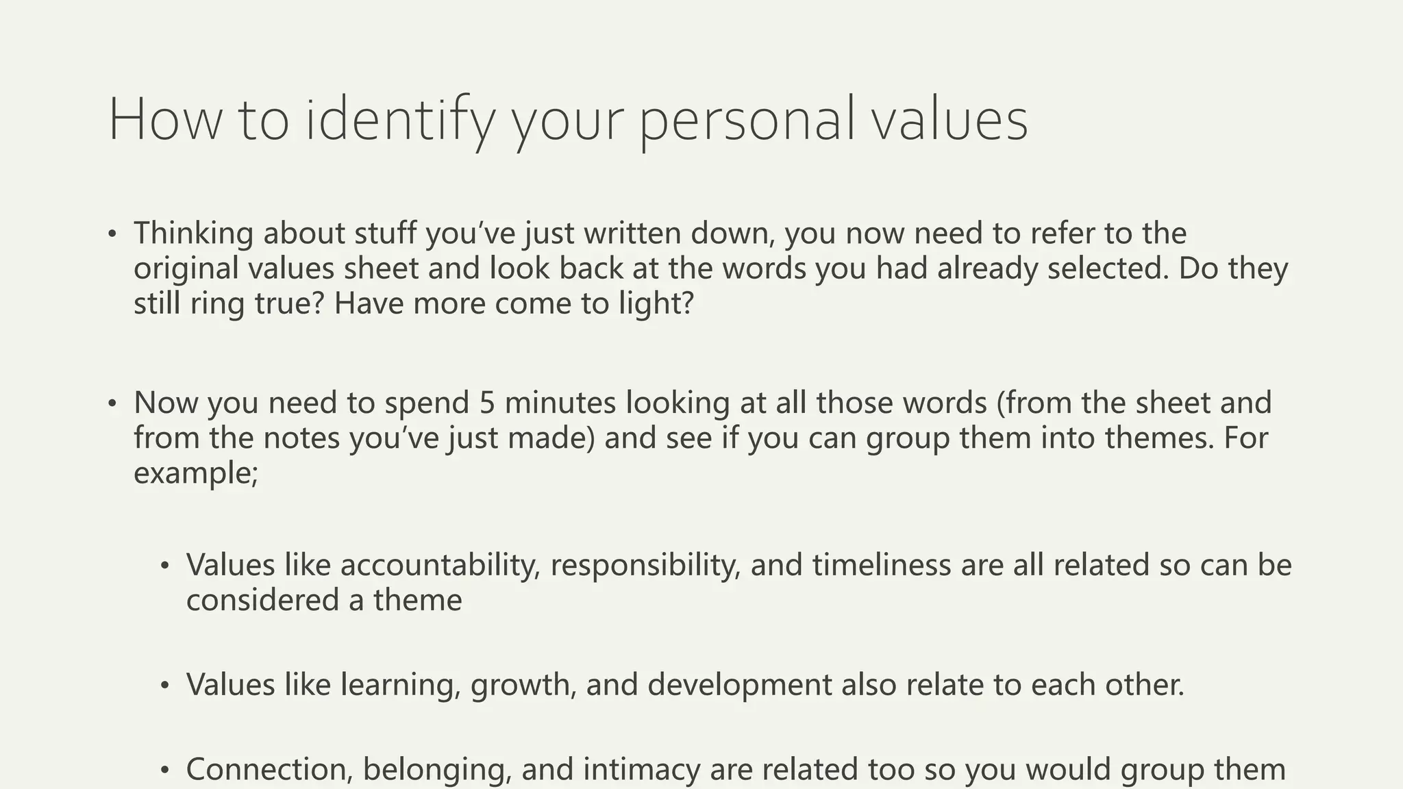How to define your values | PPT