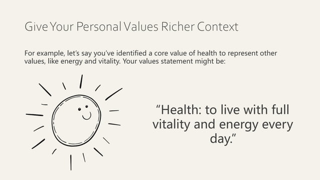 How to define your values | PPT