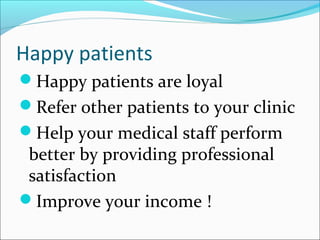 How to delight your patients | PPT