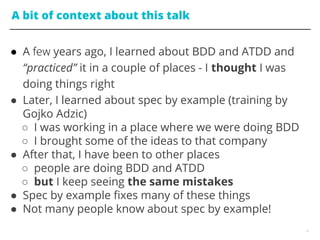 How to deliver the right software (Specification by example) | PPT