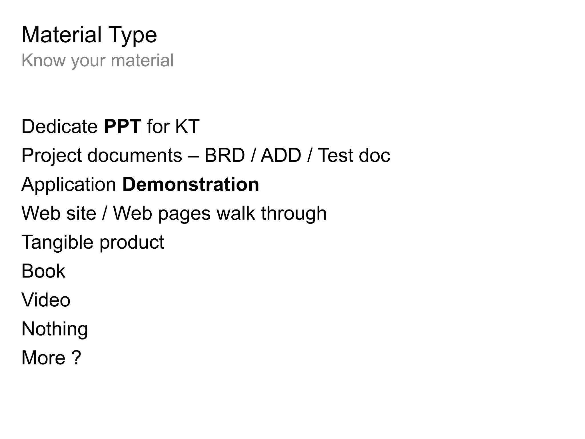 How to delivery a kt session | PPTX
