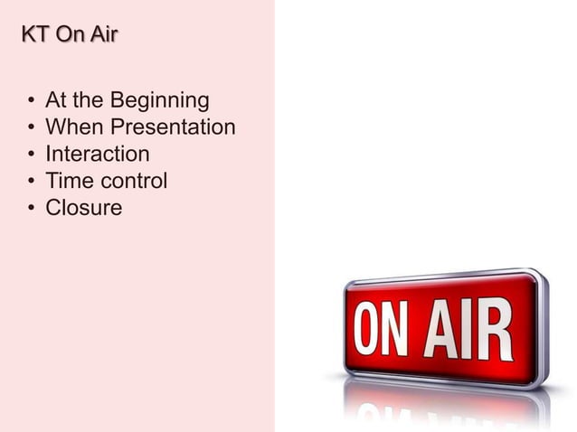 How to delivery a kt session | PPTX | Technology & Computing