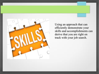 How to demonstrate skills in a resume | PPT