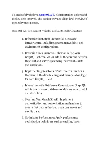 How to Deploy a GraphQL API A Comprehensive Guide.docx