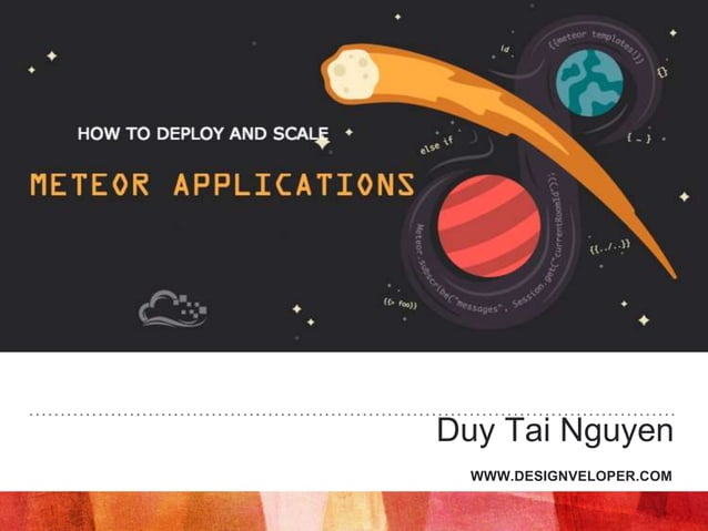 How To Deploy And Scale Meteor Applications | PPT