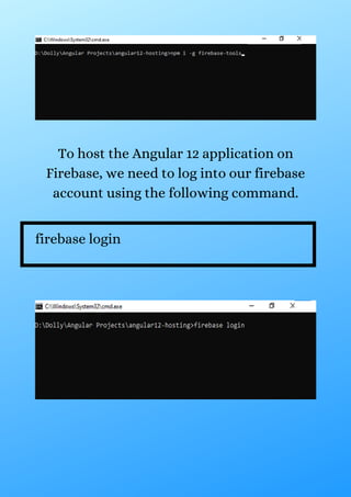 How to deploy angular 12 application using firebase hosting | PDF ...
