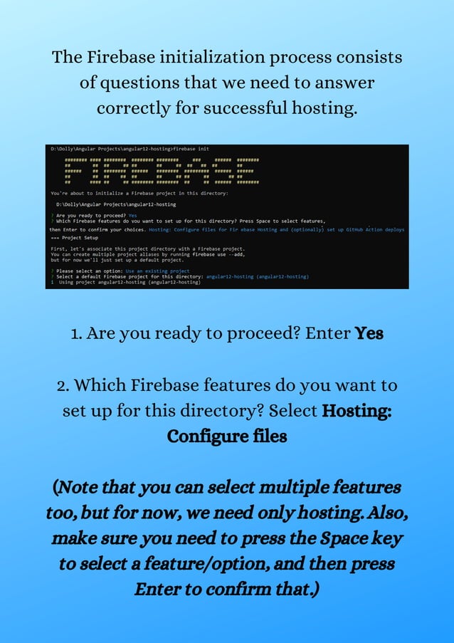 How to deploy angular 12 application using firebase hosting | PDF | Operating Systems | Computer ...