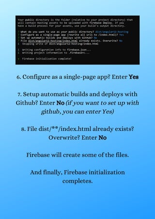 How to deploy angular 12 application using firebase hosting | PDF | Operating Systems | Computer ...
