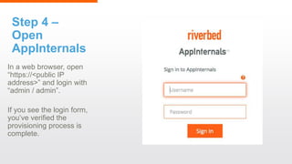 How to deploy AppInternals in azure | PPTX | Cloud Computing | Internet