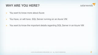How to deploy SQL Server on an Microsoft Azure virtual machines | PDF