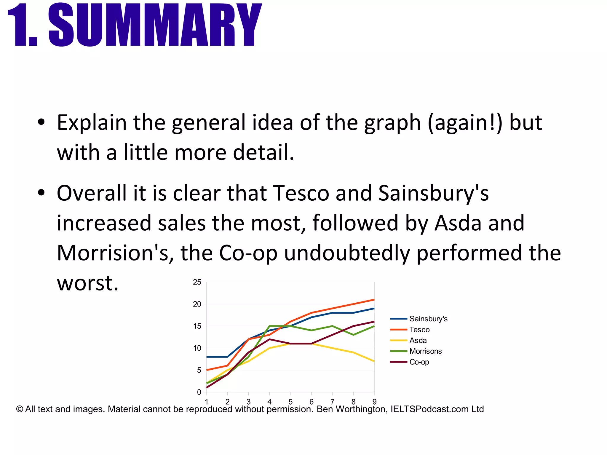 IELTS ACADEMIC TASK 1: How to describe a line graph | PDF