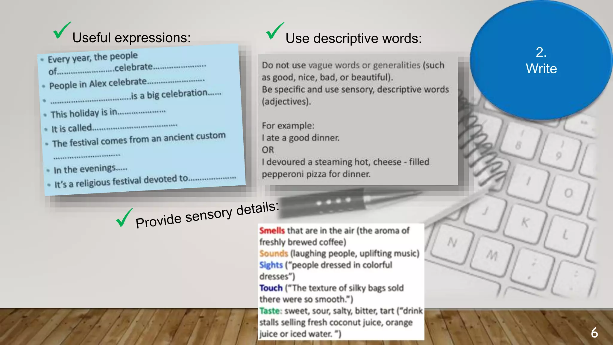 How to describe an event | PPT