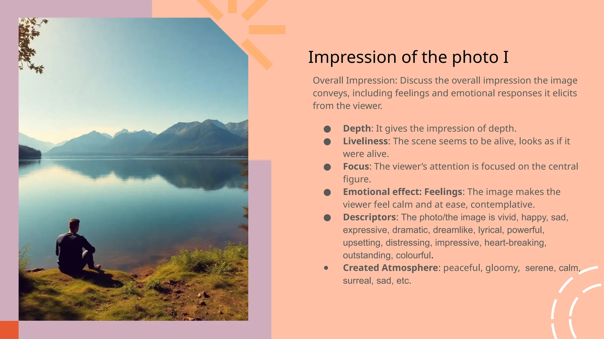 How to describe a photo advanced level.pptx | Fine Art Photography ...