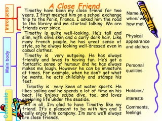 how to describe people for senior high school | PPT