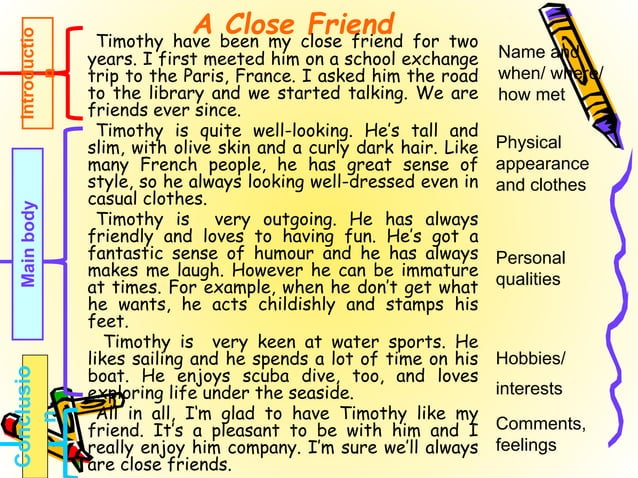 how to describe people for senior high school | PPT