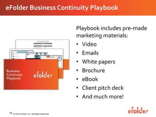 eFolder Partner Chat Webinar — How to Design a Business Continuity Plan ...